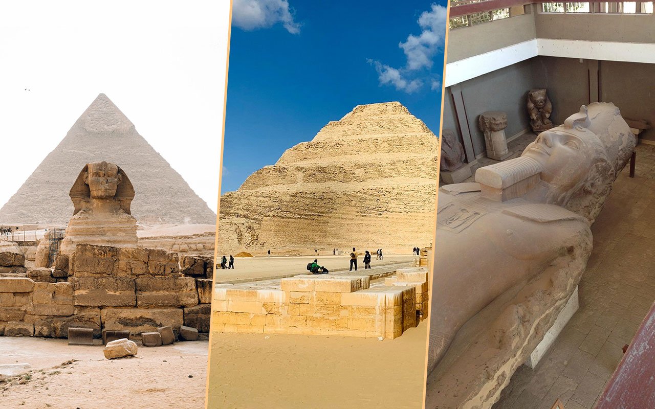 Giza Pyramids and Sakkara Tour | Kemet Travel
